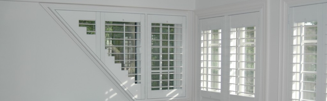 The Best Window Treatment for Boston Angled Windows | Sunburst Shutters ...